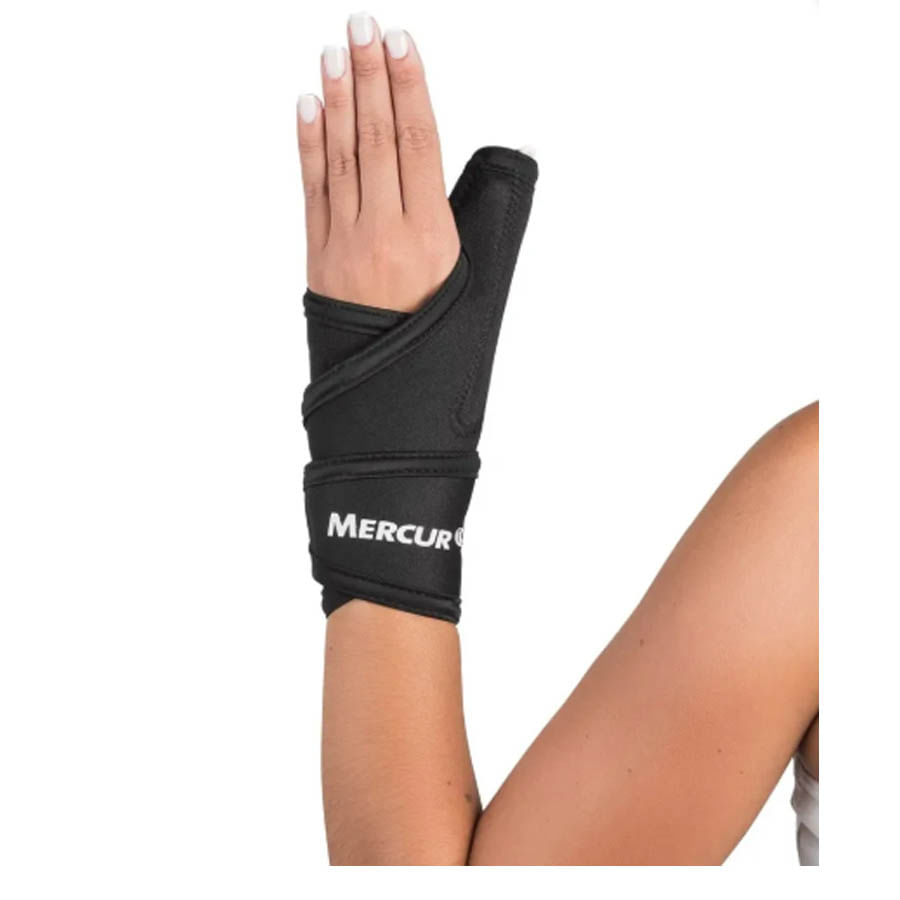 Ortese Punho com Tala Polegar Bilateral Mercur - Saúde e Ortopedia