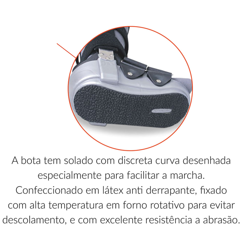 Bota Imobilizadora Longa Robofoot Salvapé - Saúde e Ortopedia